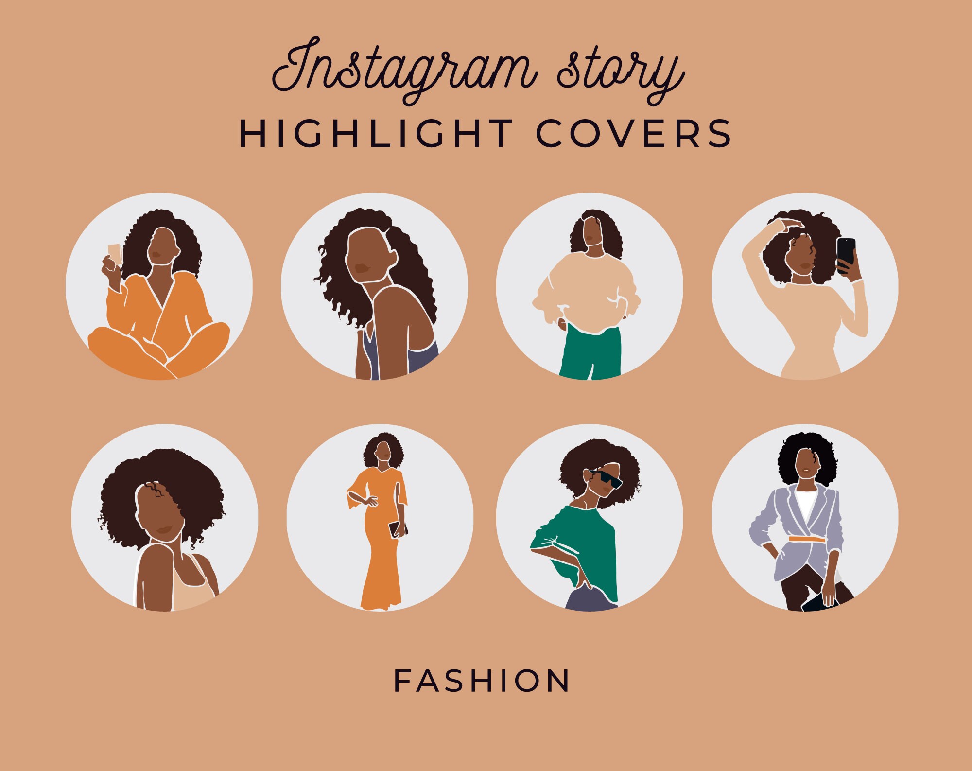 30 Lifestyle Instagram Highlight Covers Fashion IG - Etsy