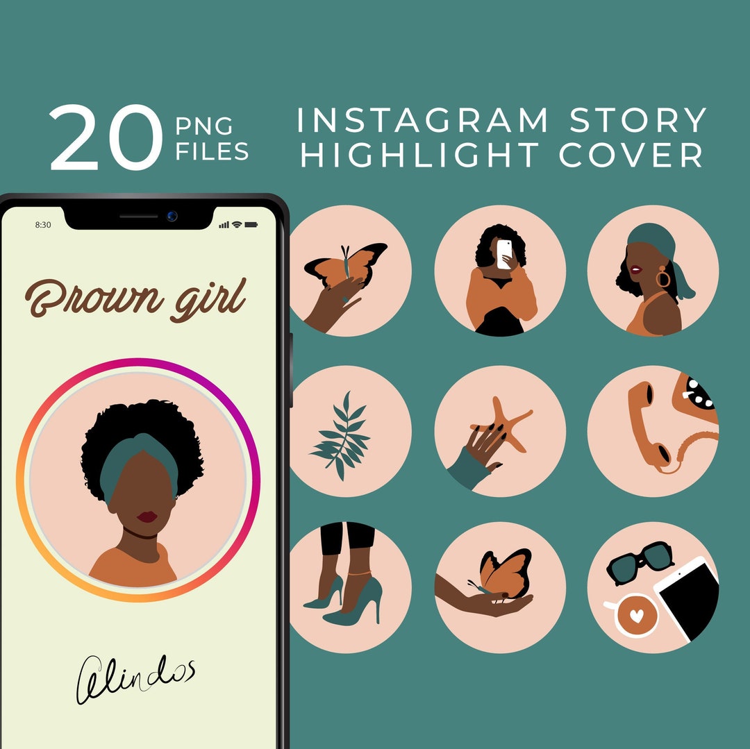 20 Black Girl Instagram Icons - Black Woman IG Covers - Black Girl ...