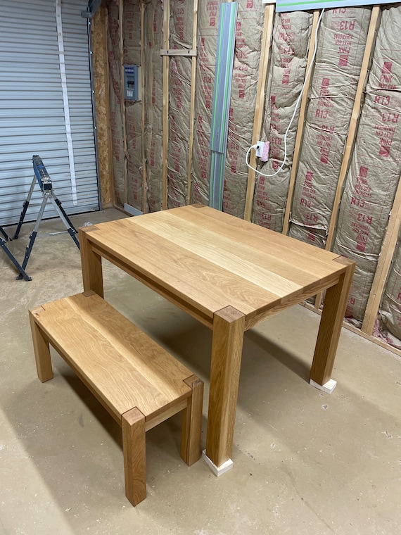 White oak parsons table store