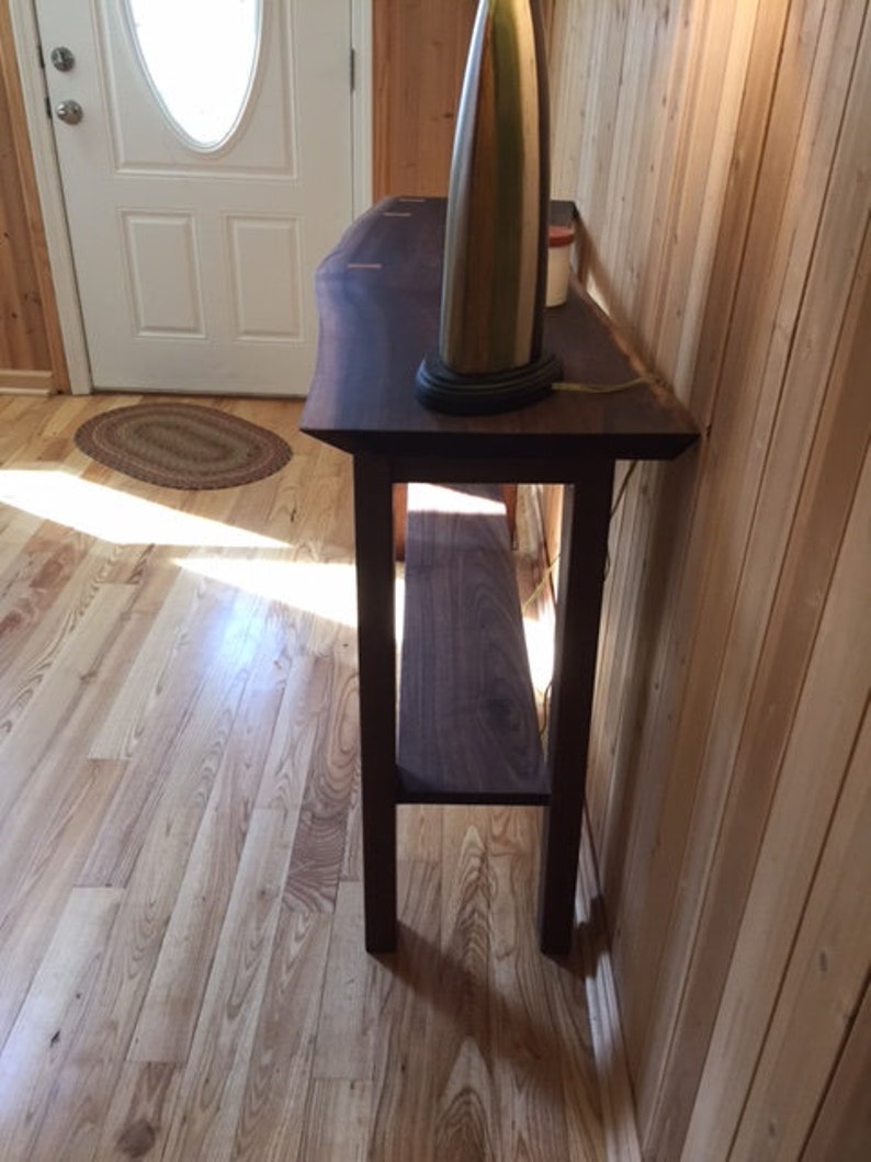 Solid Walnut Foyer Table Console Table Sofa Table - Etsy