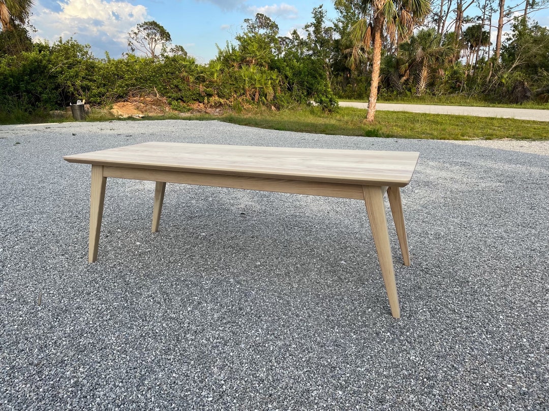 Mid Century Modern | Solid Ash | Dining Table | Handmade Table | Custom Table - Etsy