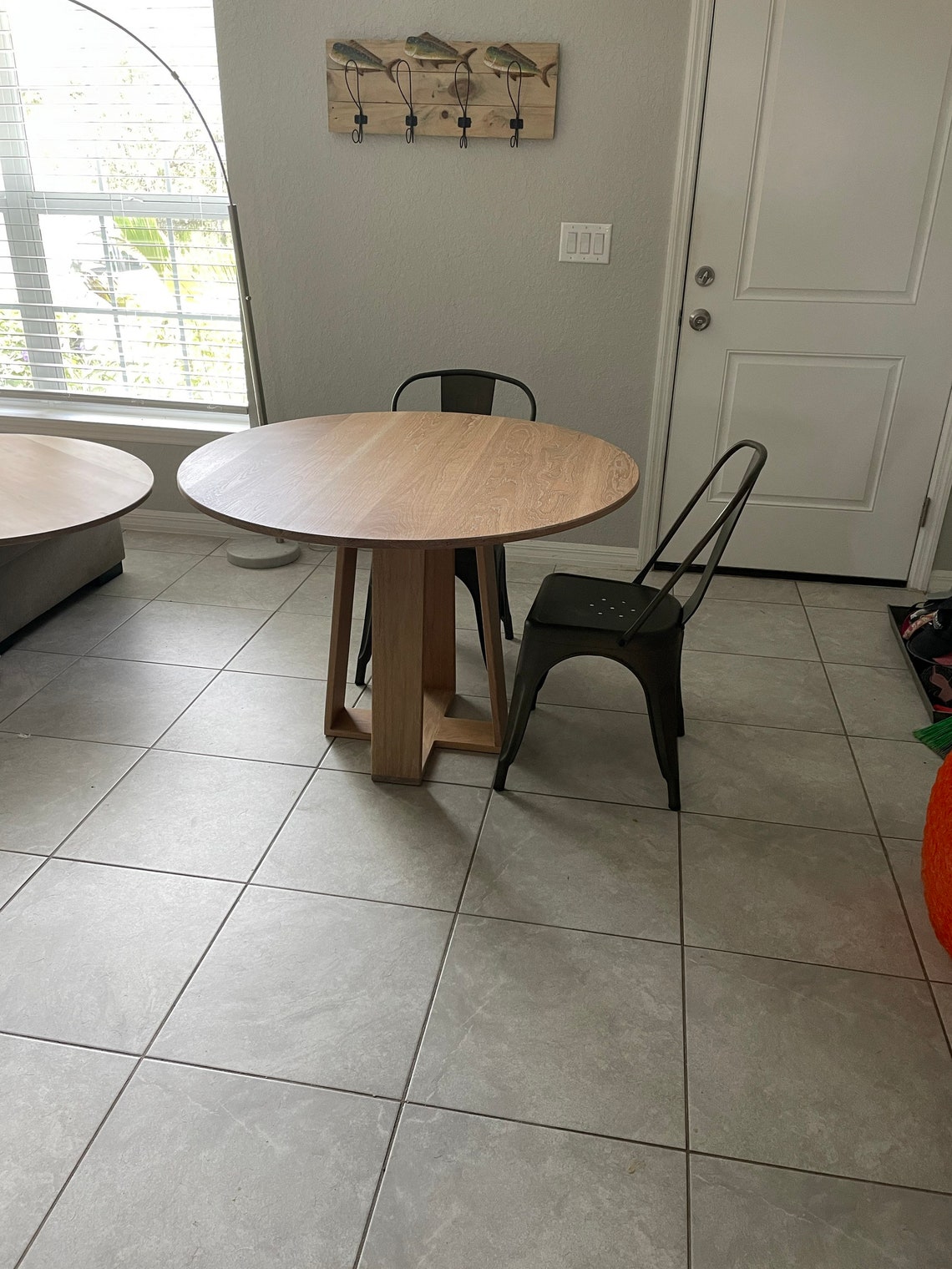 Mid Century Round Table Modern Round Table Custom Round - Etsy