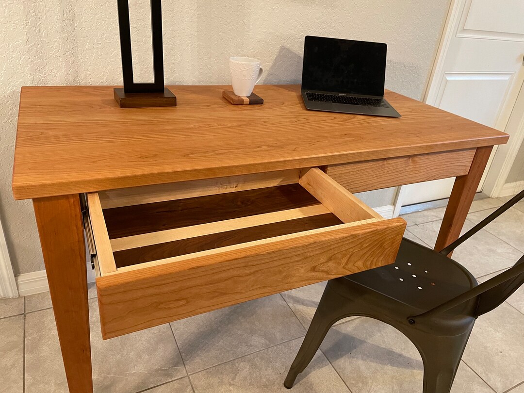 Shaker Style Desk Modern Desk Solid Cherry Desk Solid Walnut Desk Solid ...
