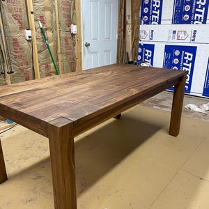 Exposed Leg Parsons Table | White Oak | Walnut | Maple | Handmade to ...