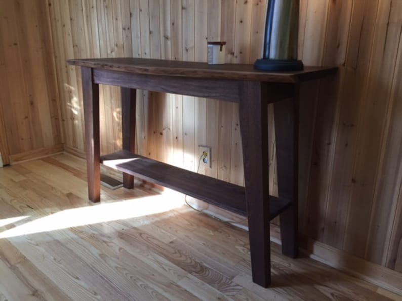 Solid Walnut Foyer Table Console Table Sofa Table - Etsy