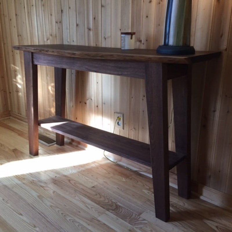 Walnut Entry Table - Etsy