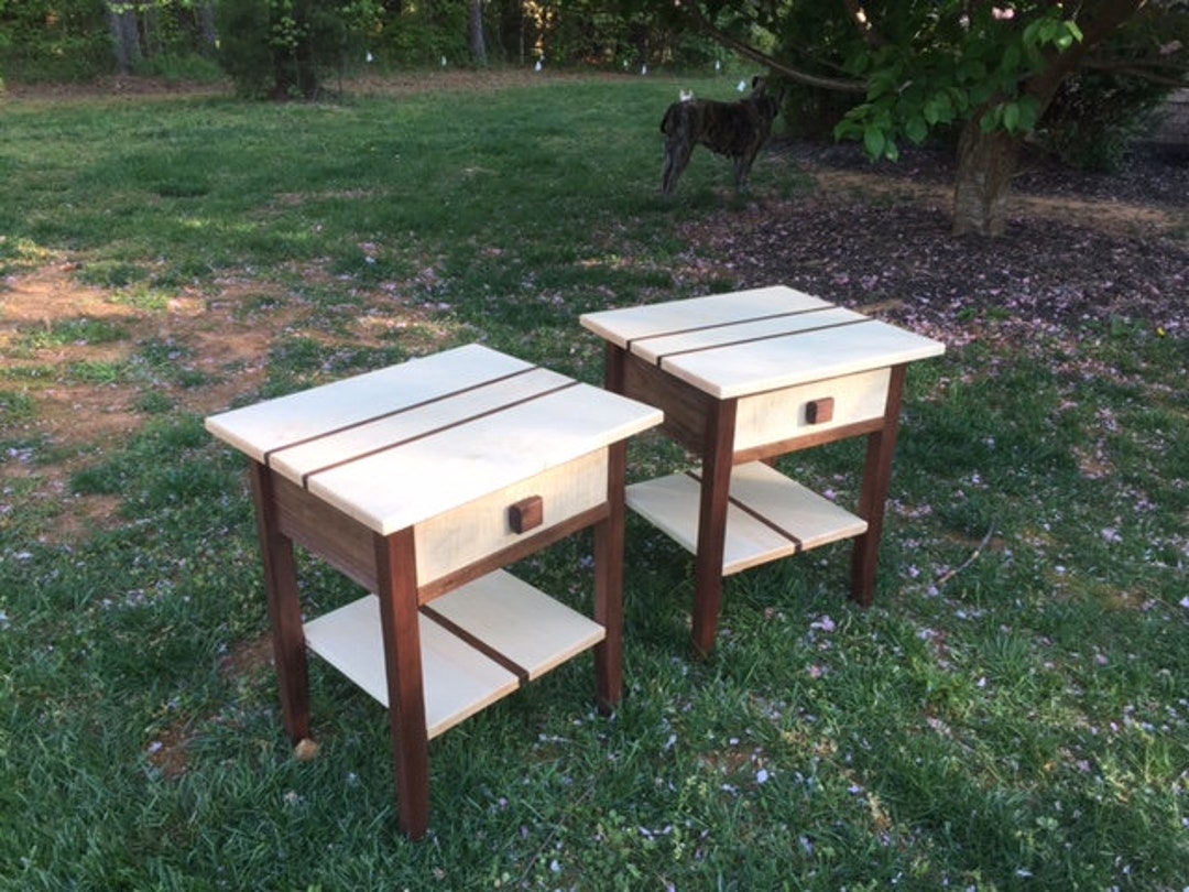 Shaker Nightstand | Modern Nightstand | Shaker End Table | Modern Side ...