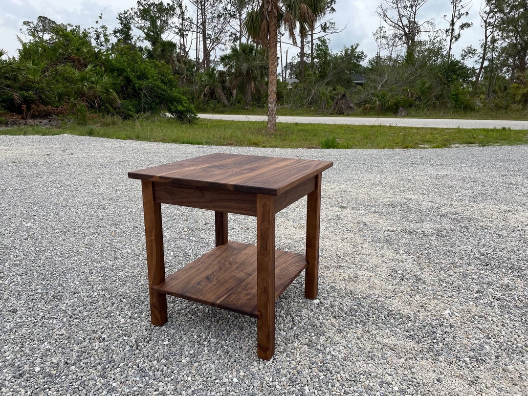 Side Table | End Table | Modern End Table | Shaker Side Table | Solid Walnut | Solid White Oak ...