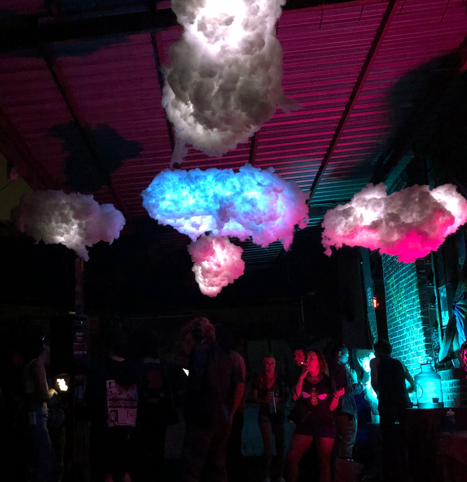 4ft LED Wolke mit 200 Muster Effekt Bibliothek Bluetooth | Etsy