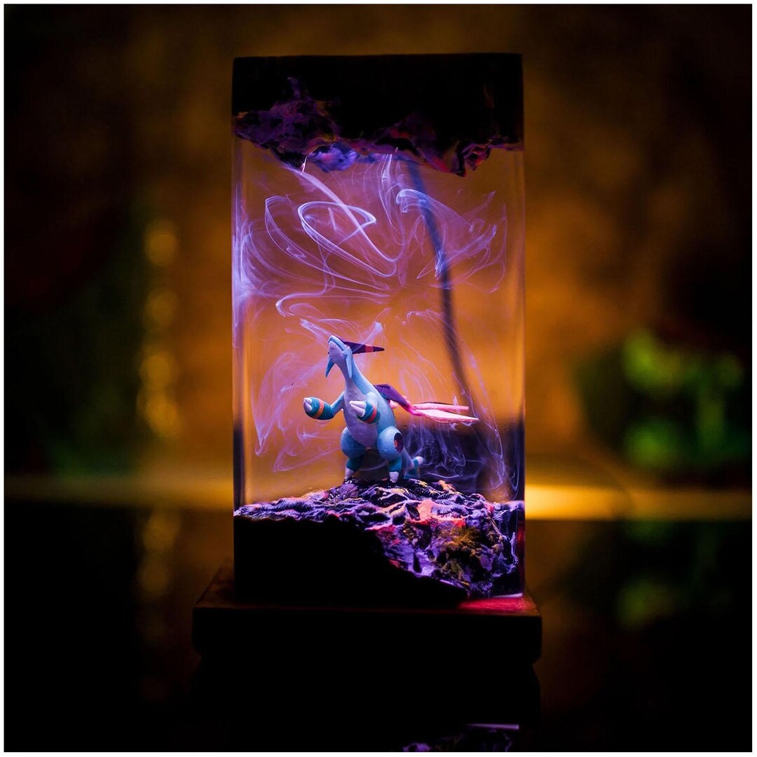 Pokemon Charmander Epoxy Resin Lamp, Night Light - Etsy