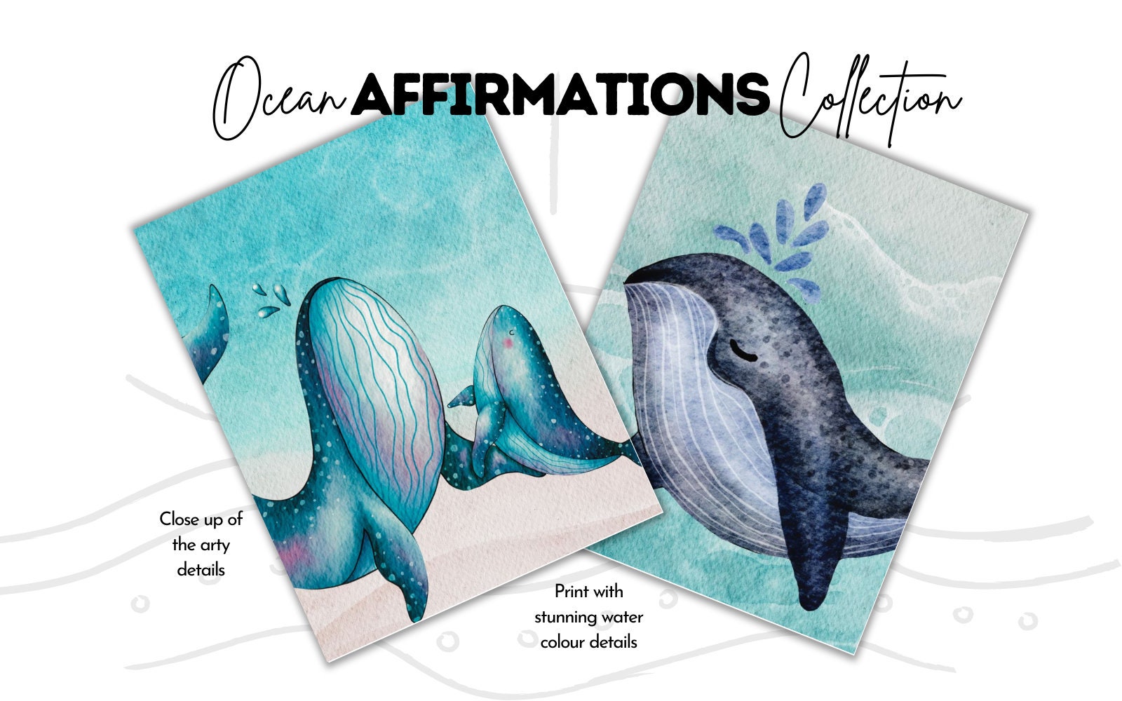 Affirmations for Kids, Ocean Art, Therapy Office Decor, Playroom Decor ...