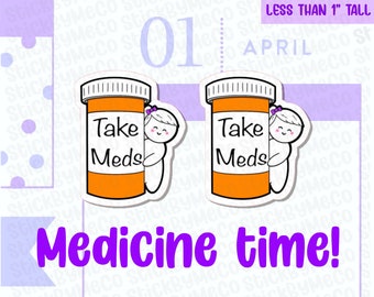 Medicine Reminder Sticker - Etsy