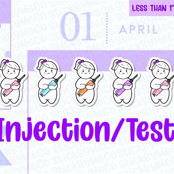 Medical Injections Stickers - Etsy