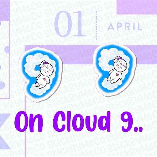 The Cloud 9 Sticker - Etsy