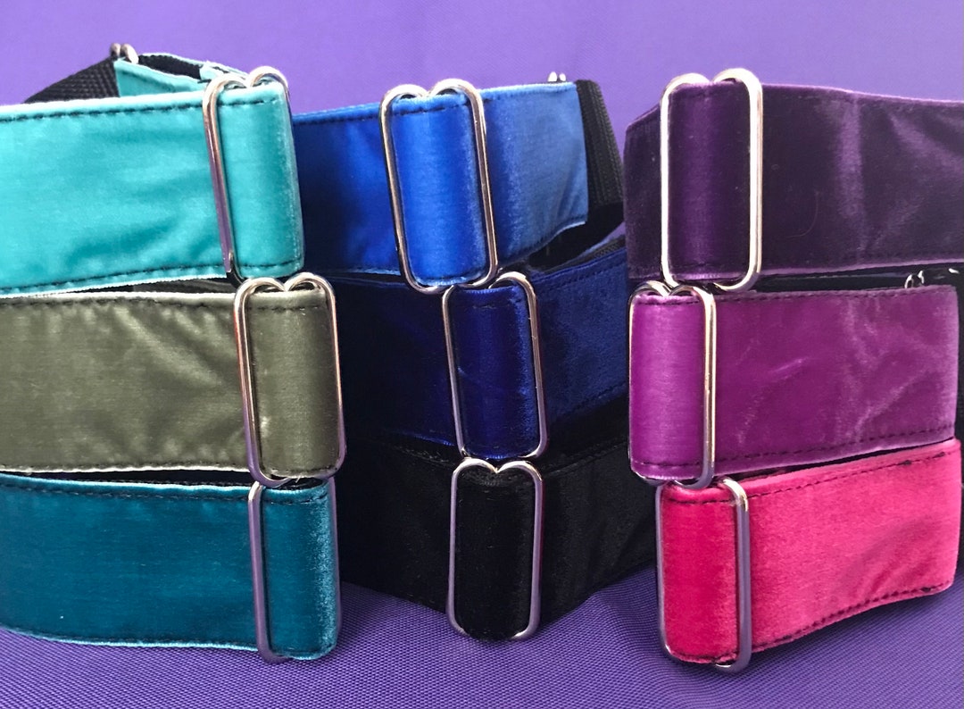 Greyhound Velvet 11/2” House Collar - Etsy