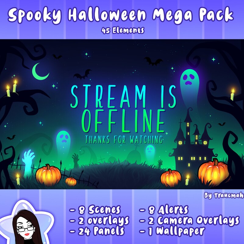 Halloween Twitch Overlay - Etsy