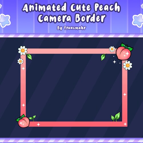 ANIMATED Red Heart Camera Border for Your Stream Twitch and - Etsy