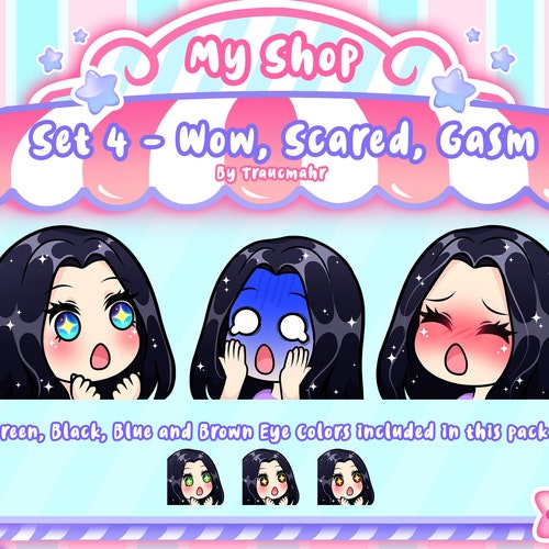 ANIMATED GIF Emotes Mega Bundle for Twitch and Discord Cute - Etsy