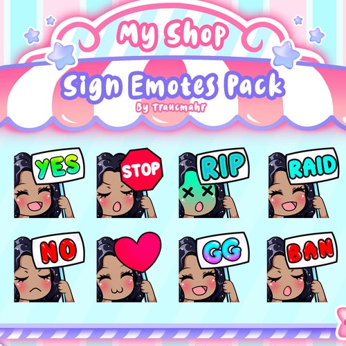 ANIMATED GIF Emotes Mega Bundle for Twitch and Discord Cute - Etsy