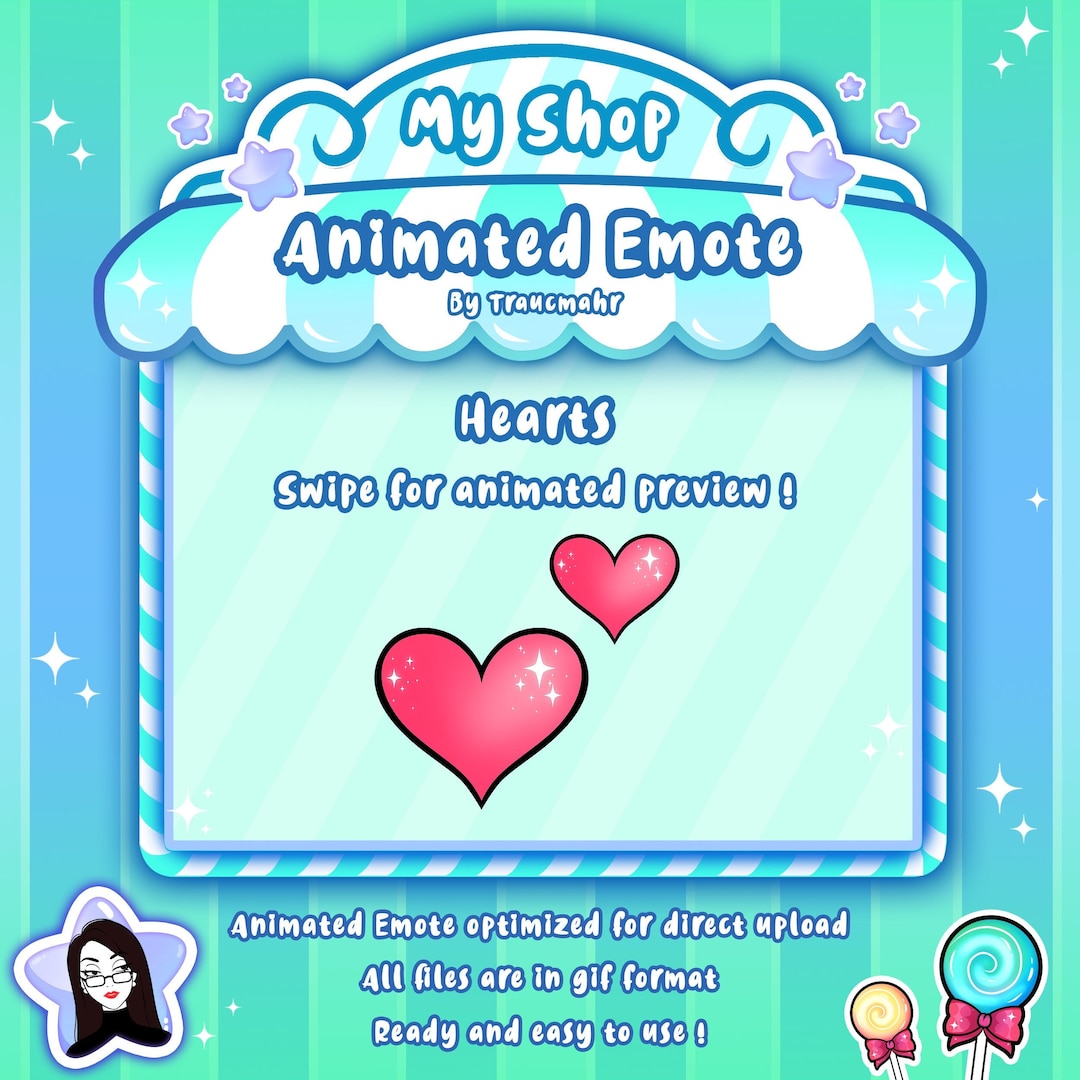 ANIMATED EMOTE, Love Emote, Heart Emote, Wings Emote, Pink Emote ...