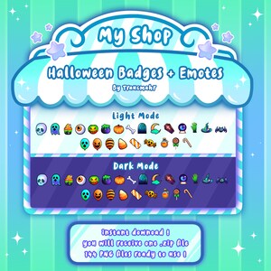 EMOTES + BADGES, Halloween Sub, Bit Badges, Halloween Emotes, Spooky ...