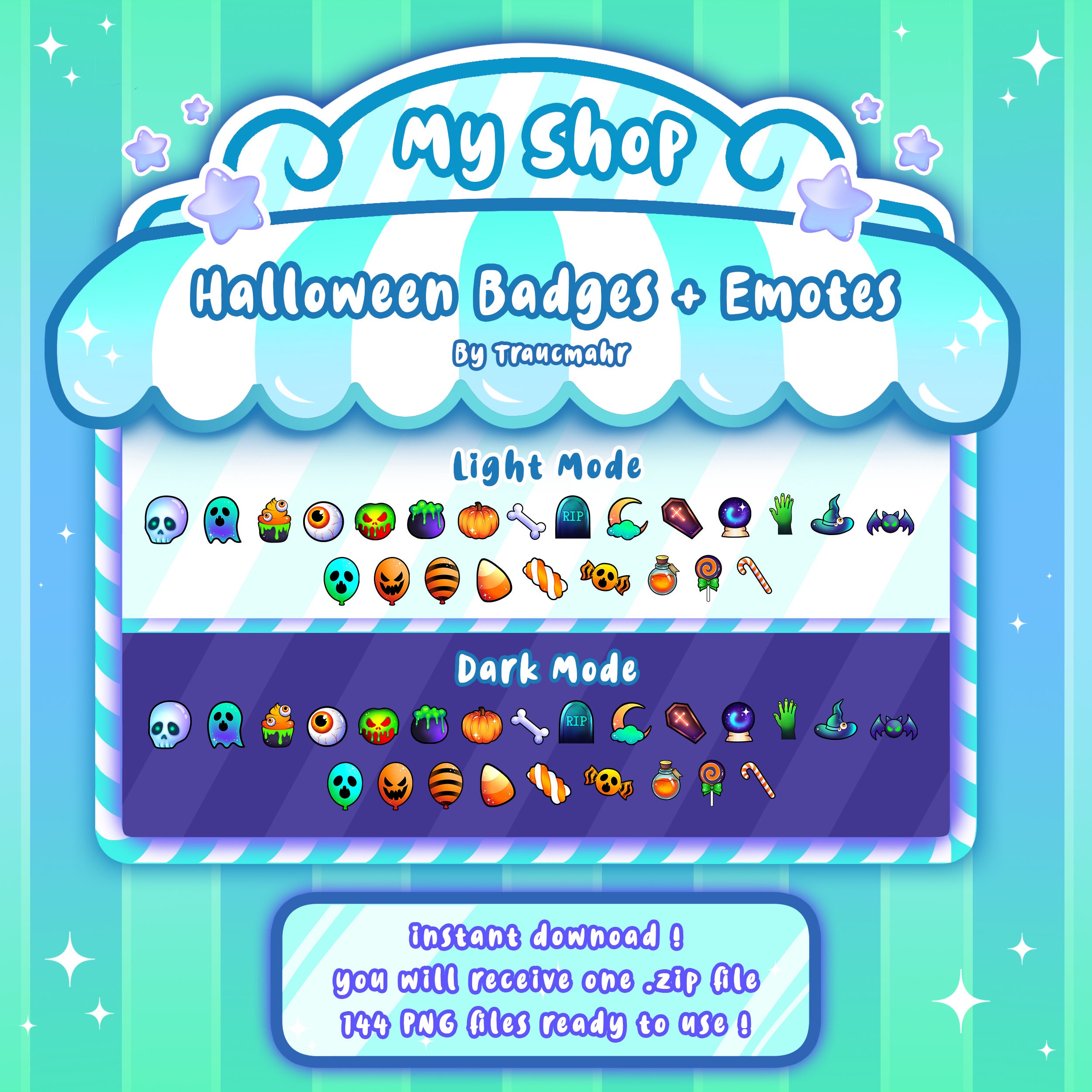 EMOTES BADGES Halloween Sub Bit Badges Halloween Emotes - Etsy