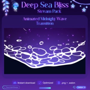 Deep Sea Bliss ANIMATED Full Stream Pack | Overlays, Scenes, Stinger ...