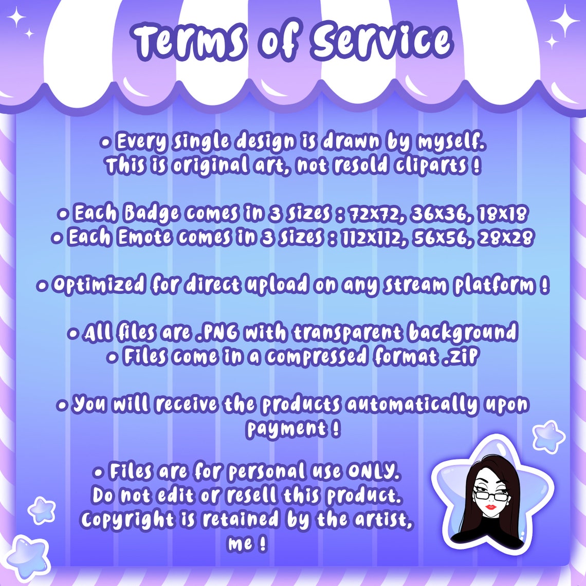 ANIMATED Pink Stars Camera Border for Your Stream Twitch and | Etsy