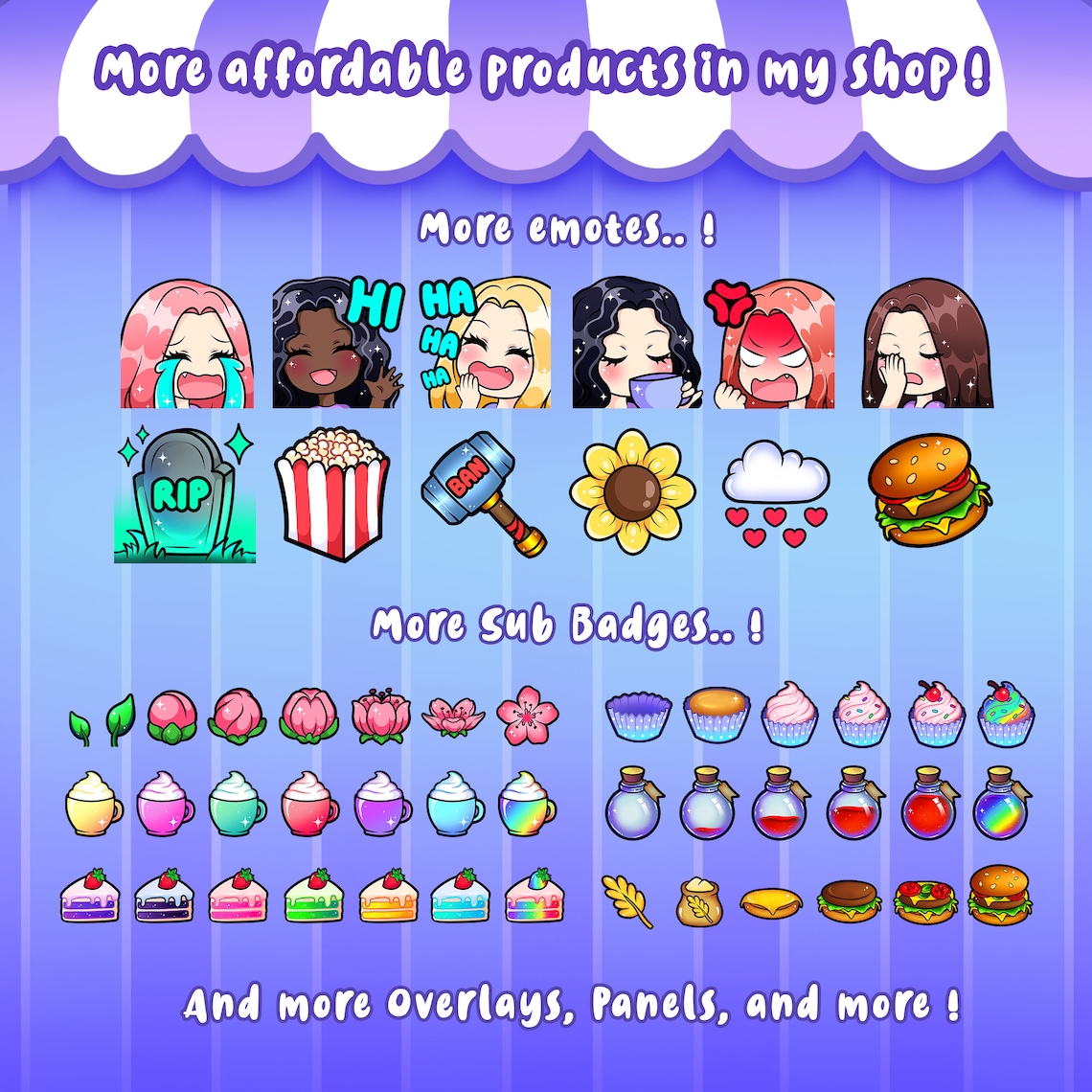 Popcorn Emote for Twitch, Discord and More ! - Etsy