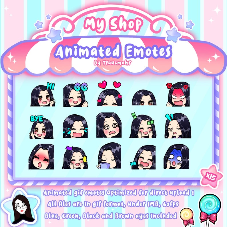 GIF ANIMATE Emotes Mega Bundle per Twitch e Discord - Etsy Italia