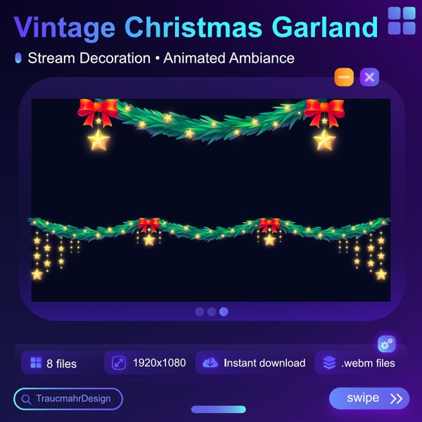 Garland Stream Decor - Etsy UK