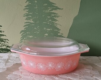 Pyrex Pink Daisy - Etsy