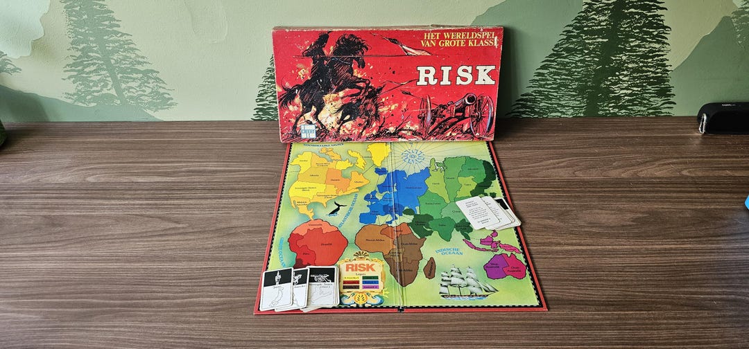 Vintage Risk Board Game, Dutch Version, 70s, Complete Family Game ...