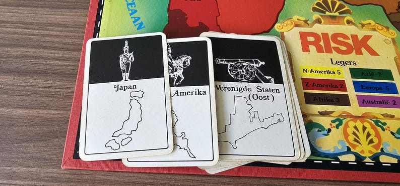 Vintage Risk Board Game, Dutch Version, 70s, Complete Family Game ...