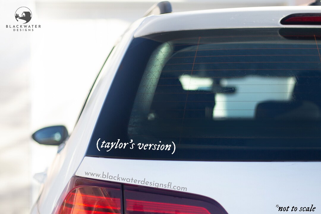 Taylor's Version, Car Decal, Vinyl Decal, Swiftie Sticker, Folklore ...