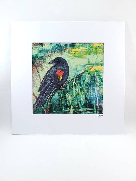 Marcher Lord Print of original acrylic painting abstract | Etsy