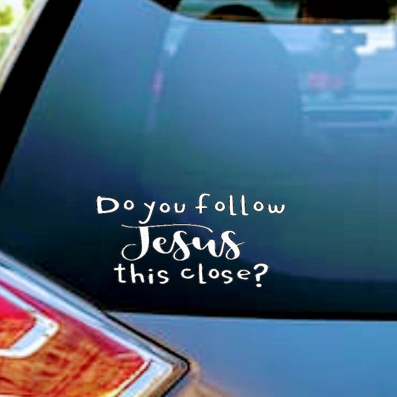 Jesus Decal - Etsy