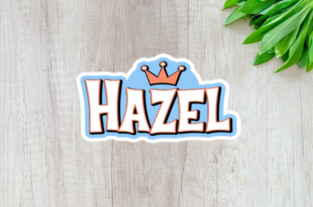 Robotic Vacuum Cleaner Vinyl Sticker, Hazel Inspired, Hazel the Maid, 4 ...