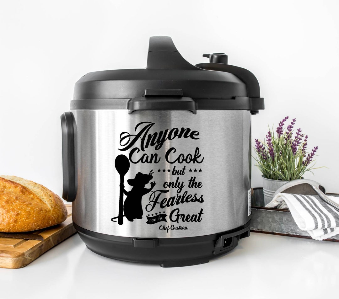Anyone Can Cook Instant Pot Decal Ratatouille Instant Pot Sticker ...