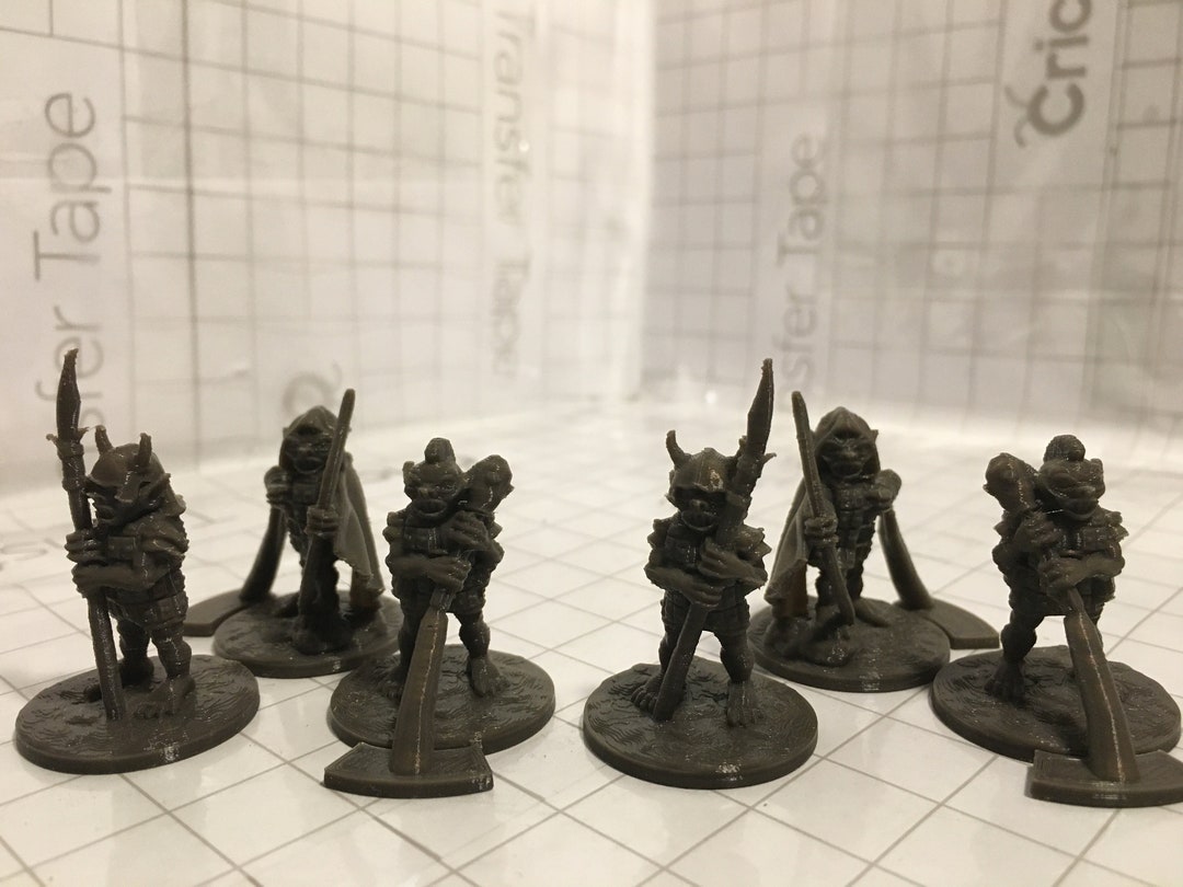 6 Goblin Warriors Set 2 Dragonlock Miniatures - Etsy