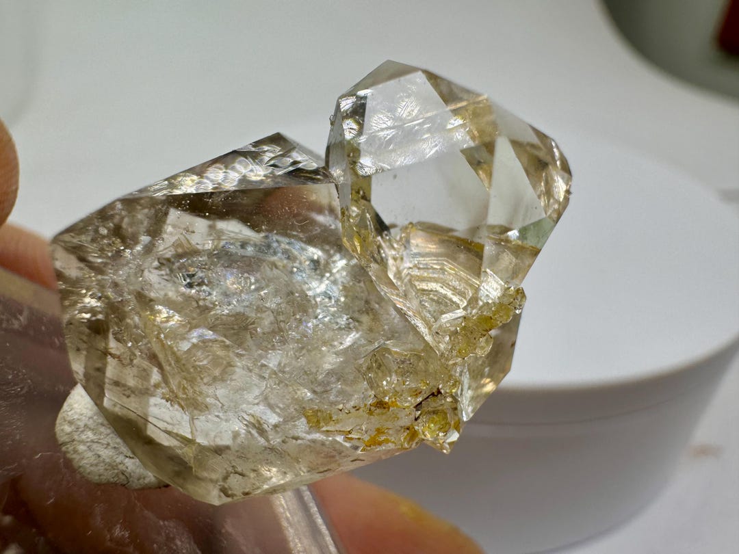 Pristine Multiply Terminated Gem Cluster "herkimer Diamond" Scepter ...