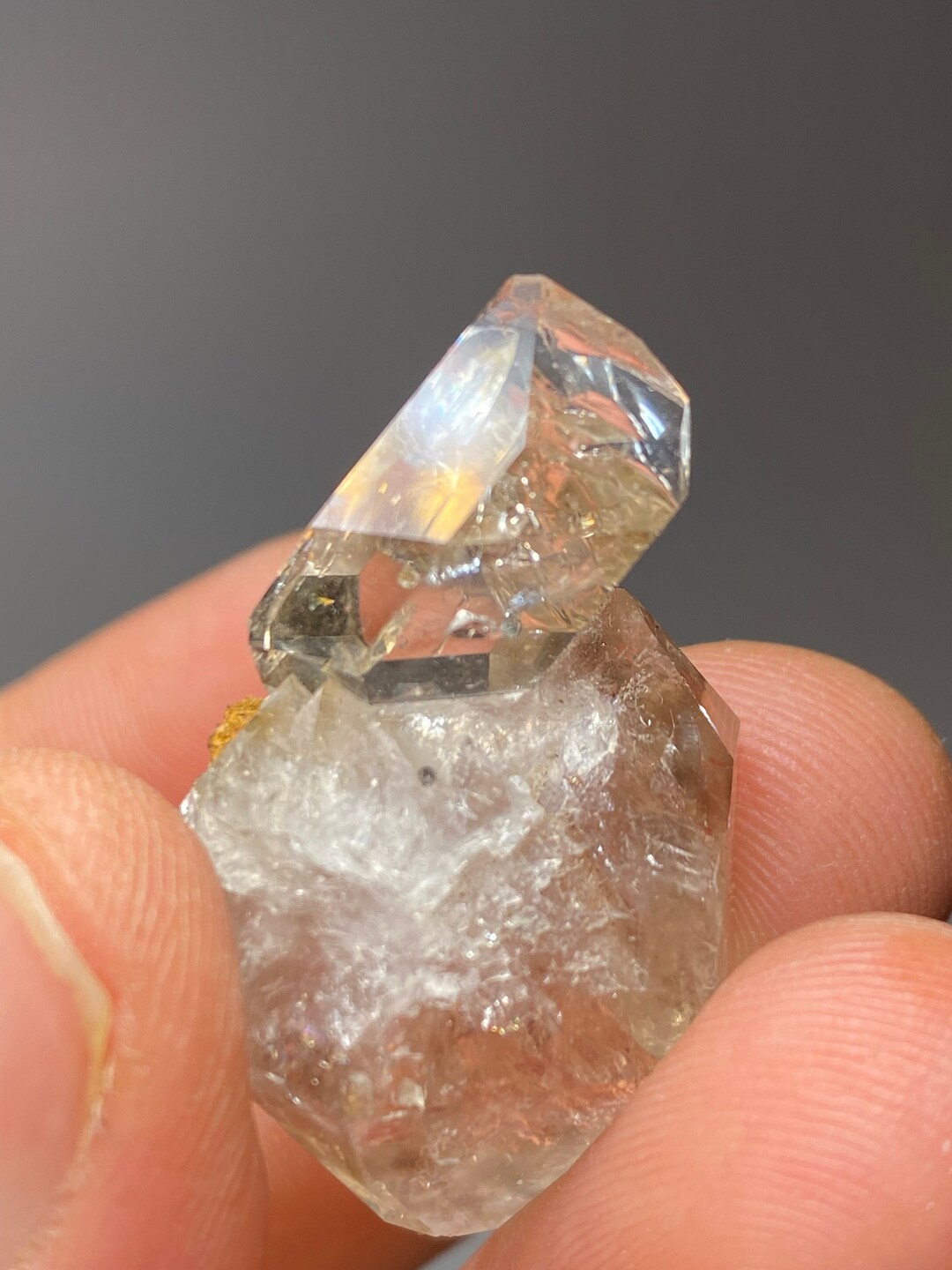 Herkimer Quartz Crystal Duo - Little Falls NY Find - Etsy
