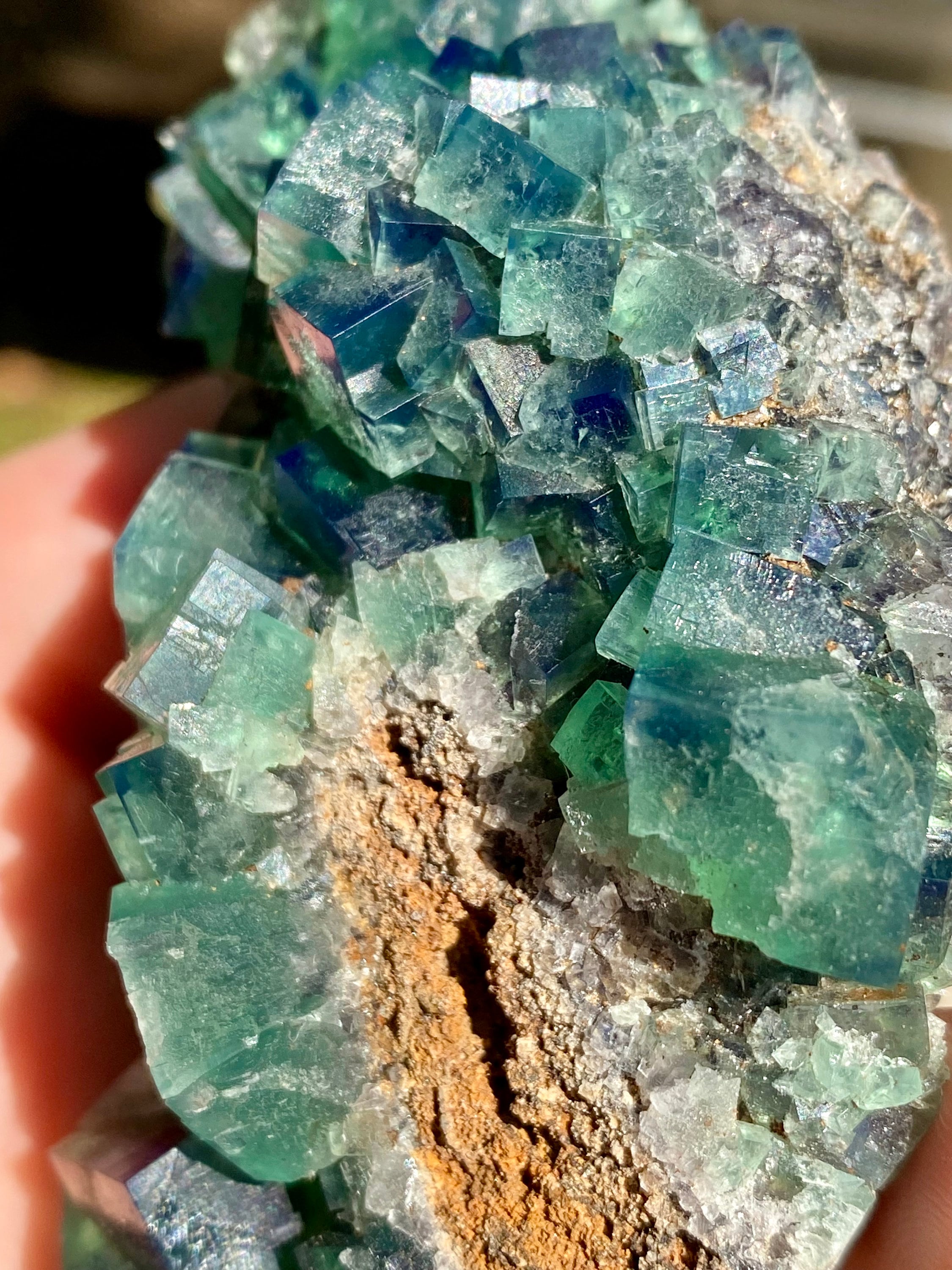 Fluorite Matrix Twin Specimen Diana Maria Mine Frosterley, Eastgate ...