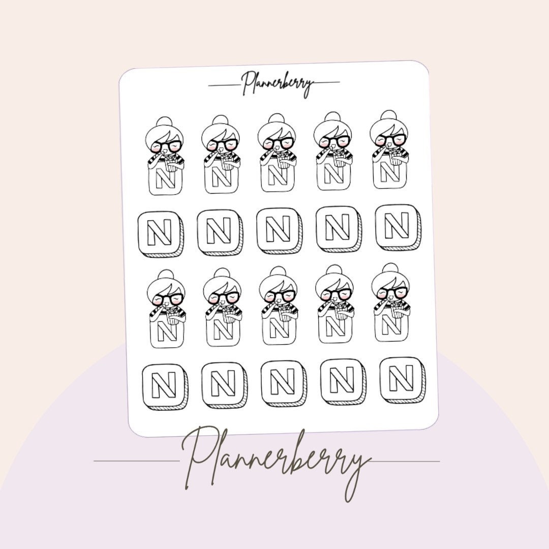 Netflix Planner Stickers. Printed on Matt White Sticker Paper - Etsy