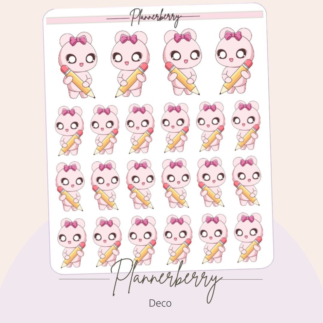 Drawing Pencil Little Pip Planner Stickers. - Etsy