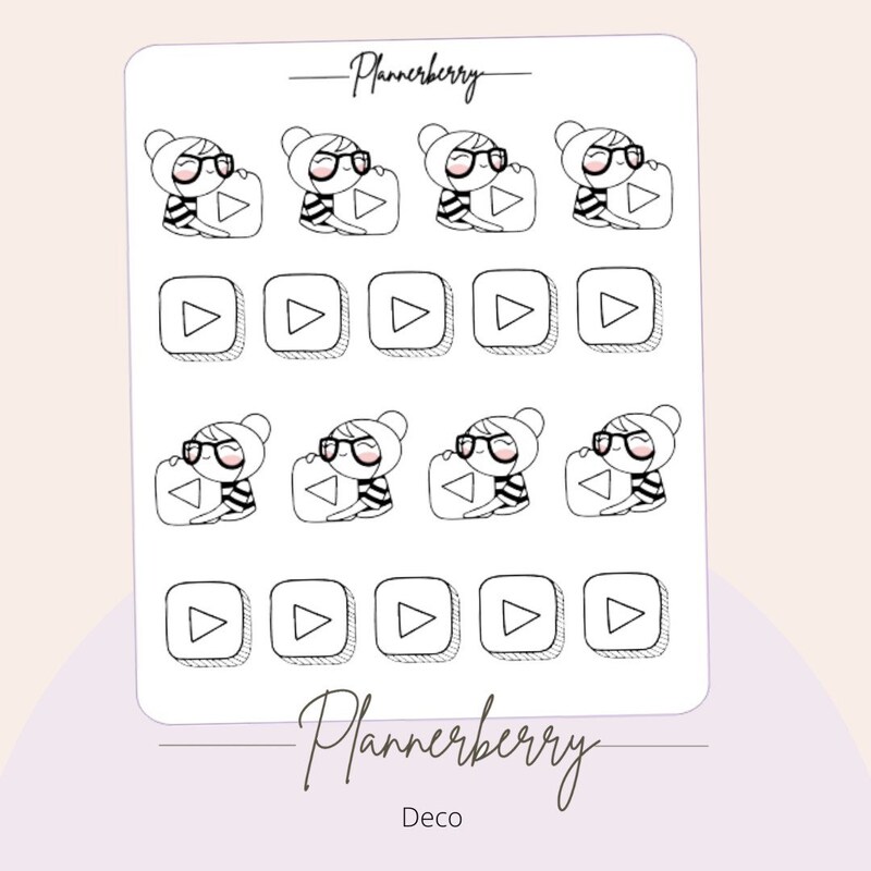 Youtube Stickers - Etsy UK