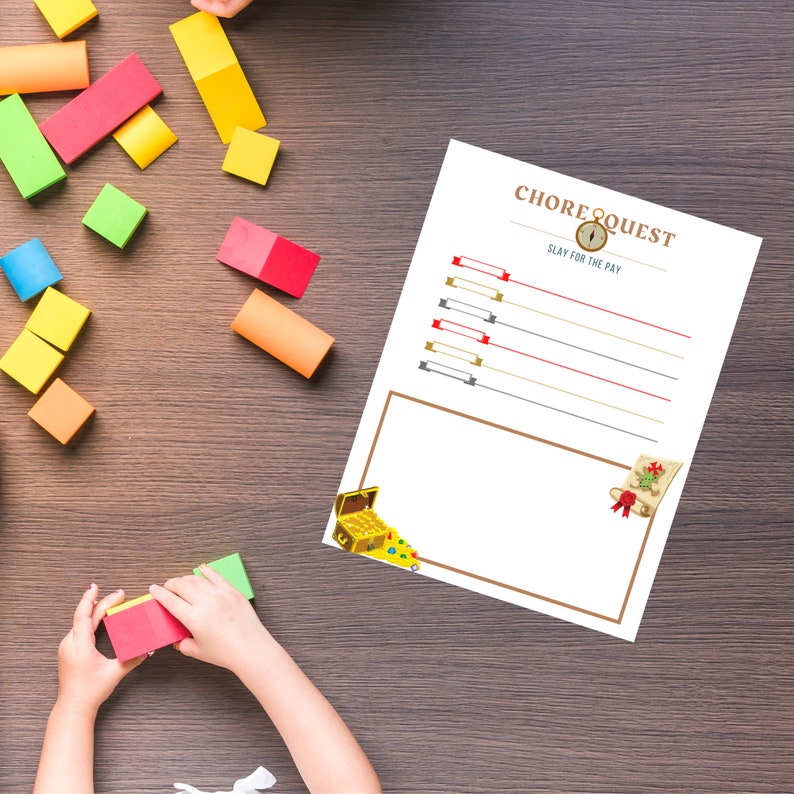 Adventure Theme | Quest Theme | Chore Chart for Kids | Kids Chore Chart ...