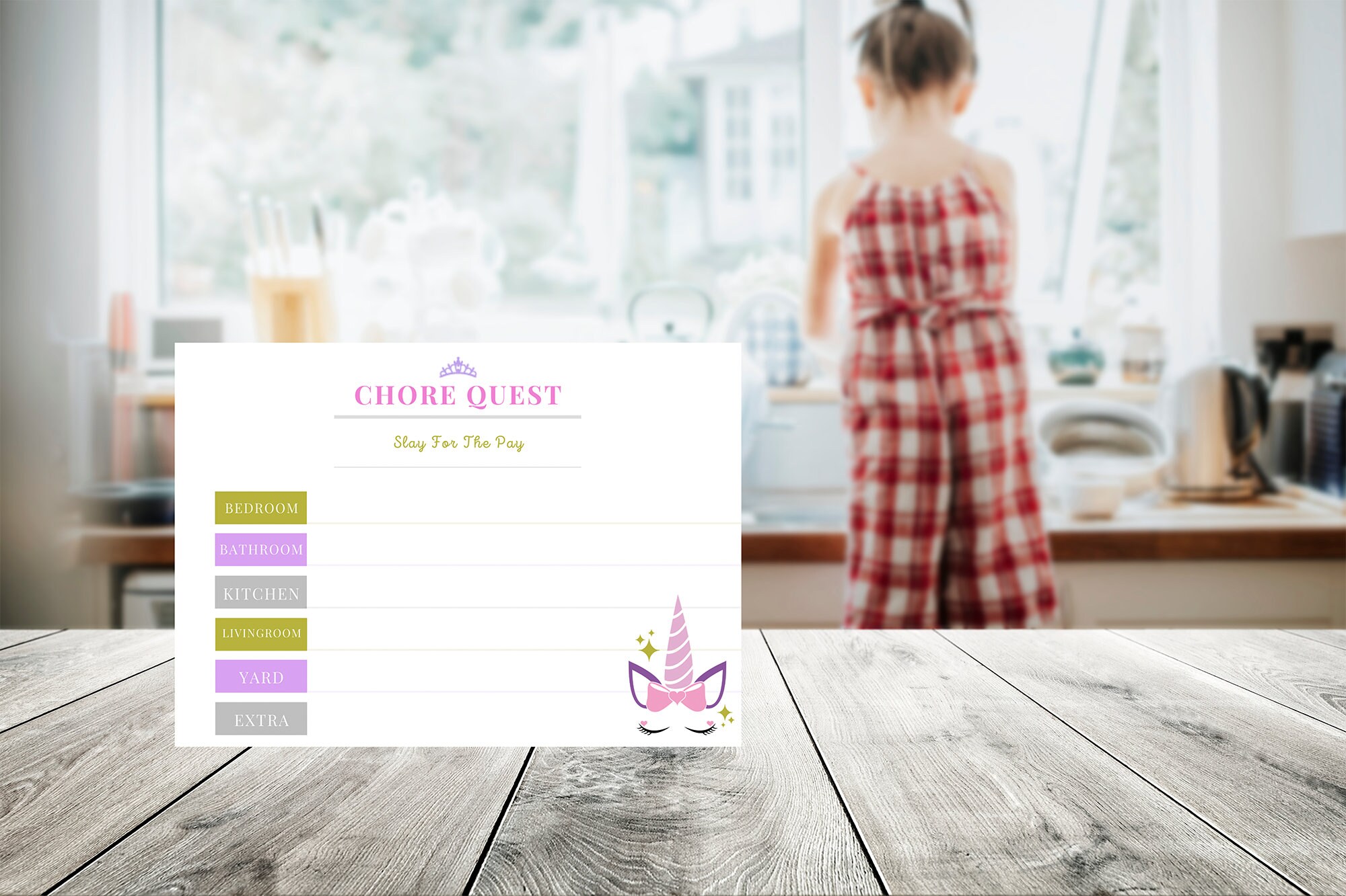 Kids Chore Chart Kids Chores Organized Fantasy Theme - Etsy