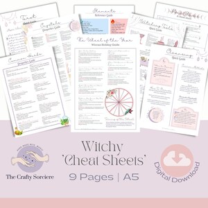Full Witch Planner Package | Witch Aesthetic | Spell Book | Grimoire ...