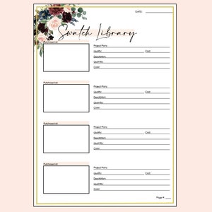 Printable Fabric Stash Organizer - Etsy